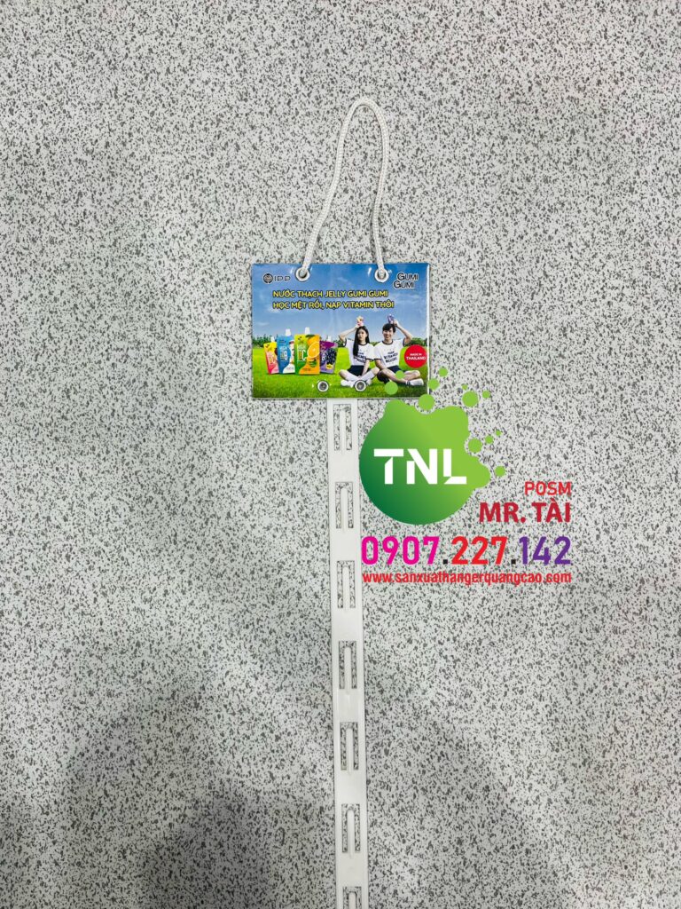Vỉ treo dây nhựa, Vỉ treo quảng cáo, dây nhựa treo bánh kẹo, Vỉ treo giá rẻ